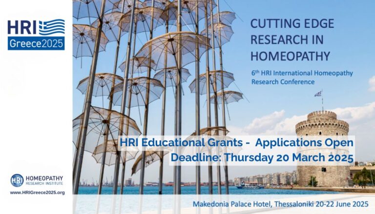 Homeopathy Research Institute | HRI